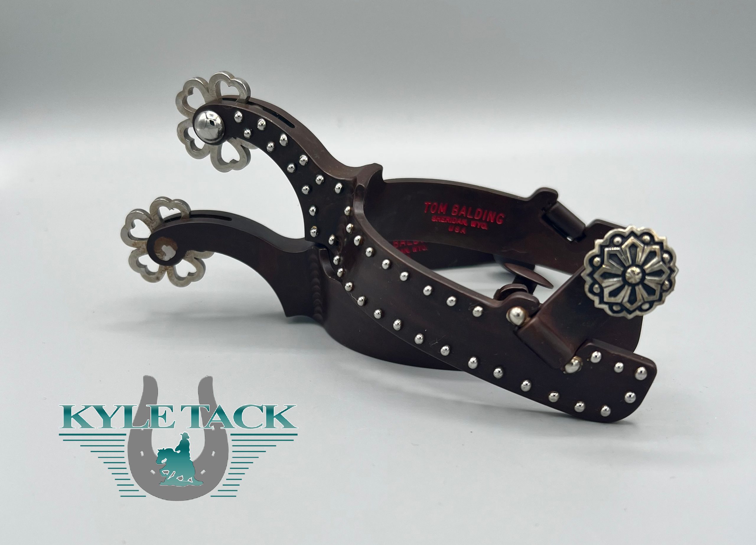 Balding Engraved Ladies Spurs – Kyle Tack